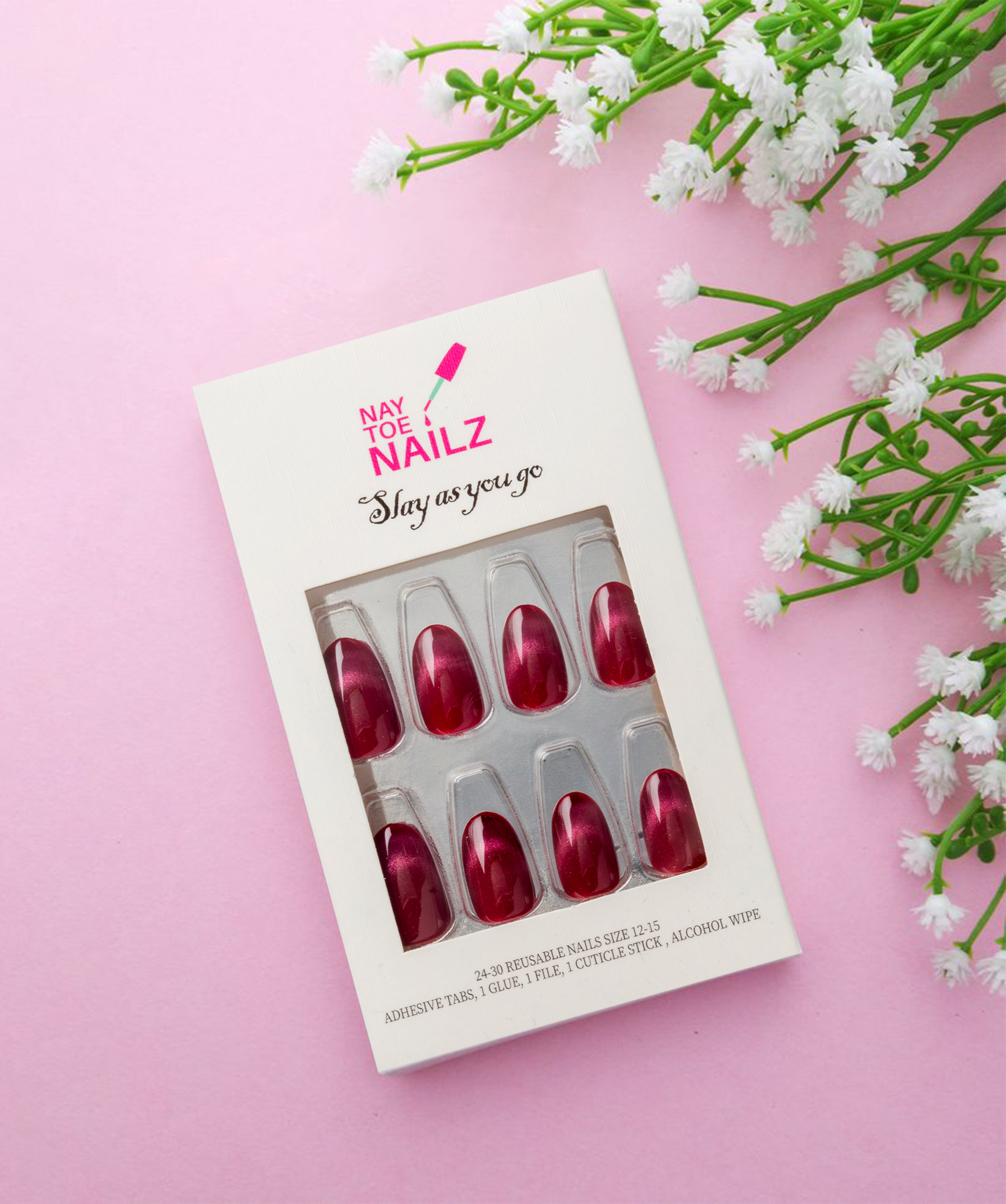 Ruby Glow – NayToe Nailz